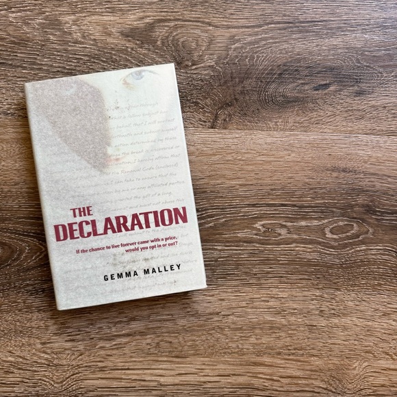 Other | The Declaration By Gemma Malley Hardcover Book | Poshmark